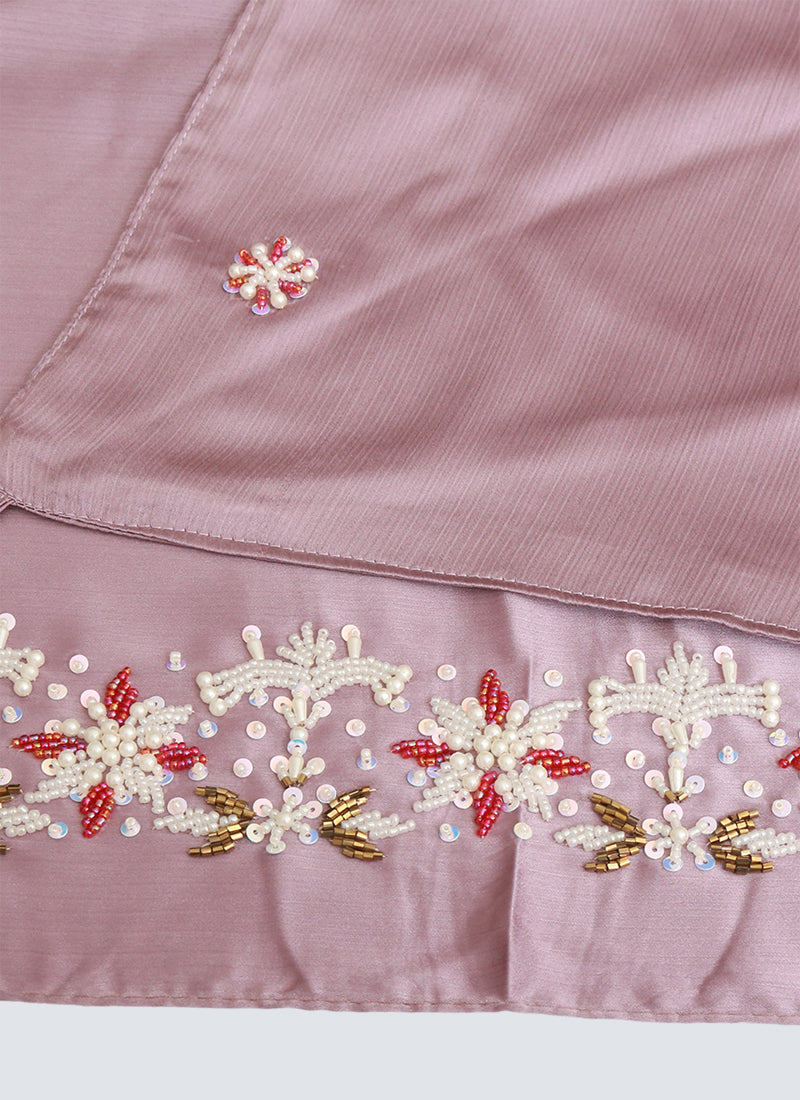 Pearl Embroidered Hijab Niqab Set - Lavender – My Ridah